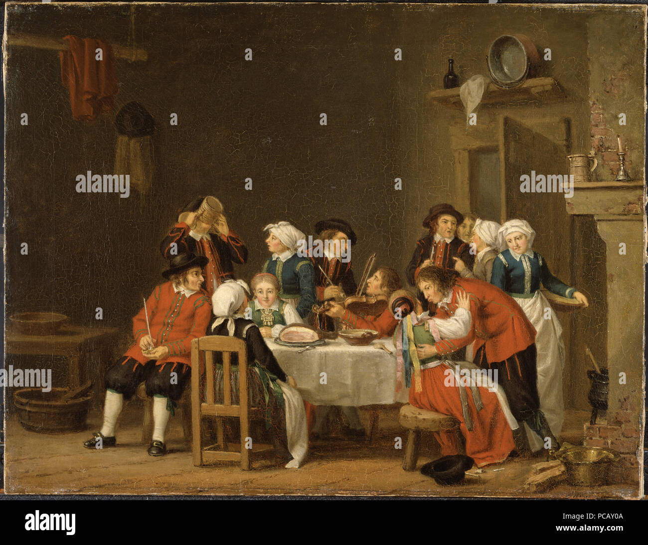 20 Convivial Scene in a Peasant's Cottage (Pehr Hilleström d.ä ...