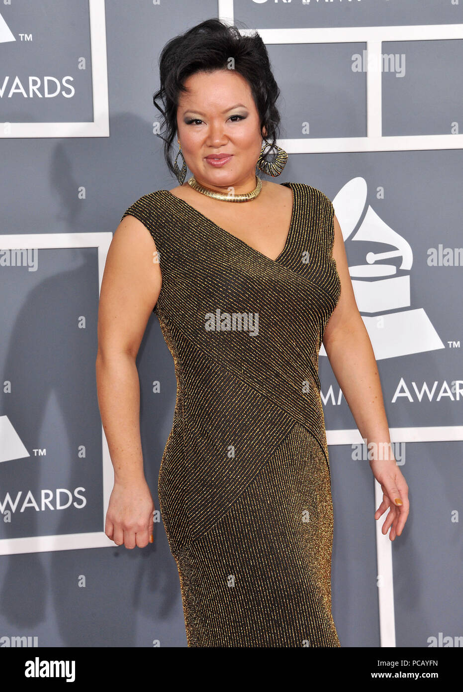 Angelin Chang 601 at the 55th Ann. Grammy Awards 2013 at the Staples ...