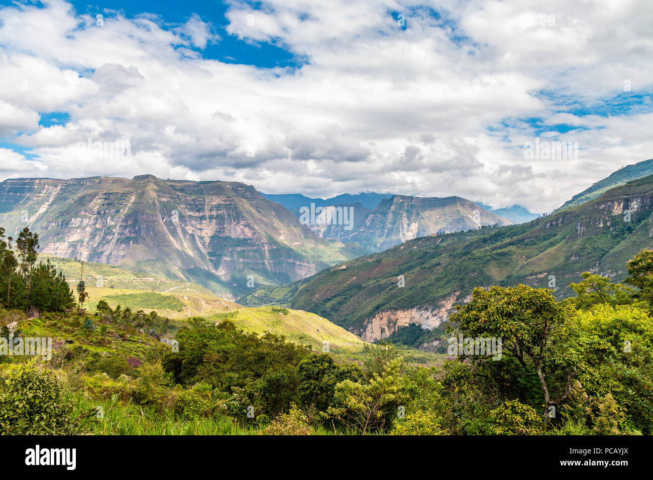 The andes mountains in the Amazonas region of Peru Stock Photo - Alamy