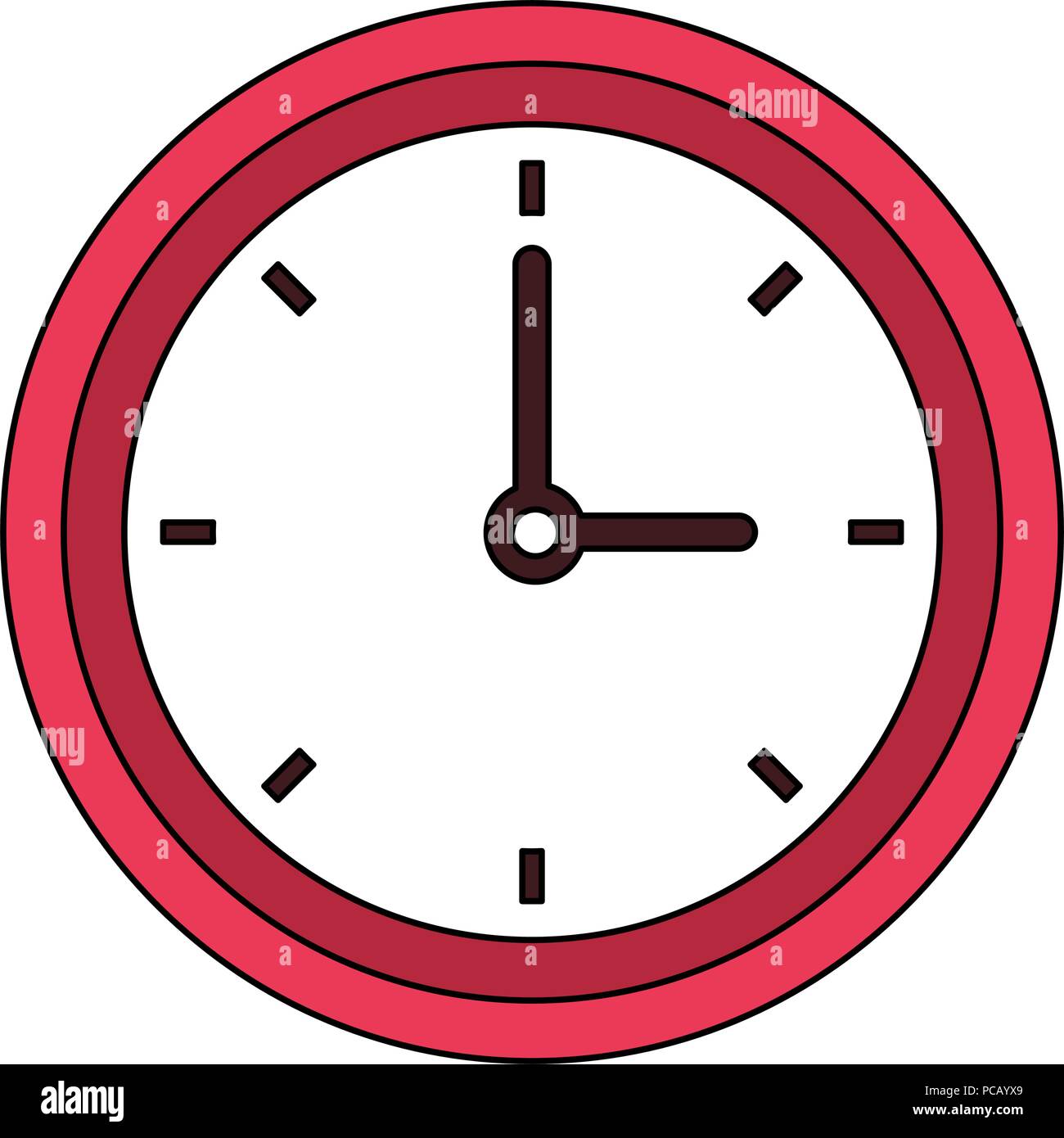 Wall clock symbol Stock Vector Image & Art - Alamy