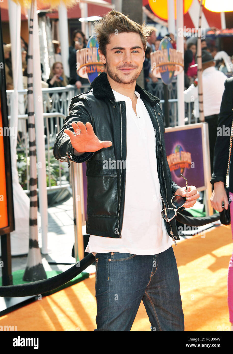 Zac Efron at the Dr Seuss The Lorax Premiere at the Universal ...