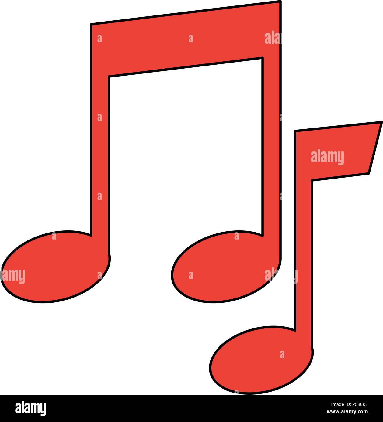 Music notes symbol Stock Vector Image & Art - Alamy