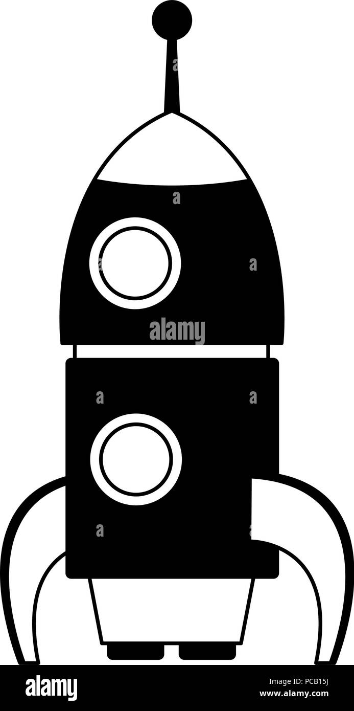 Futuristic space ship in Black and White Stock Photos & Images - Alamy