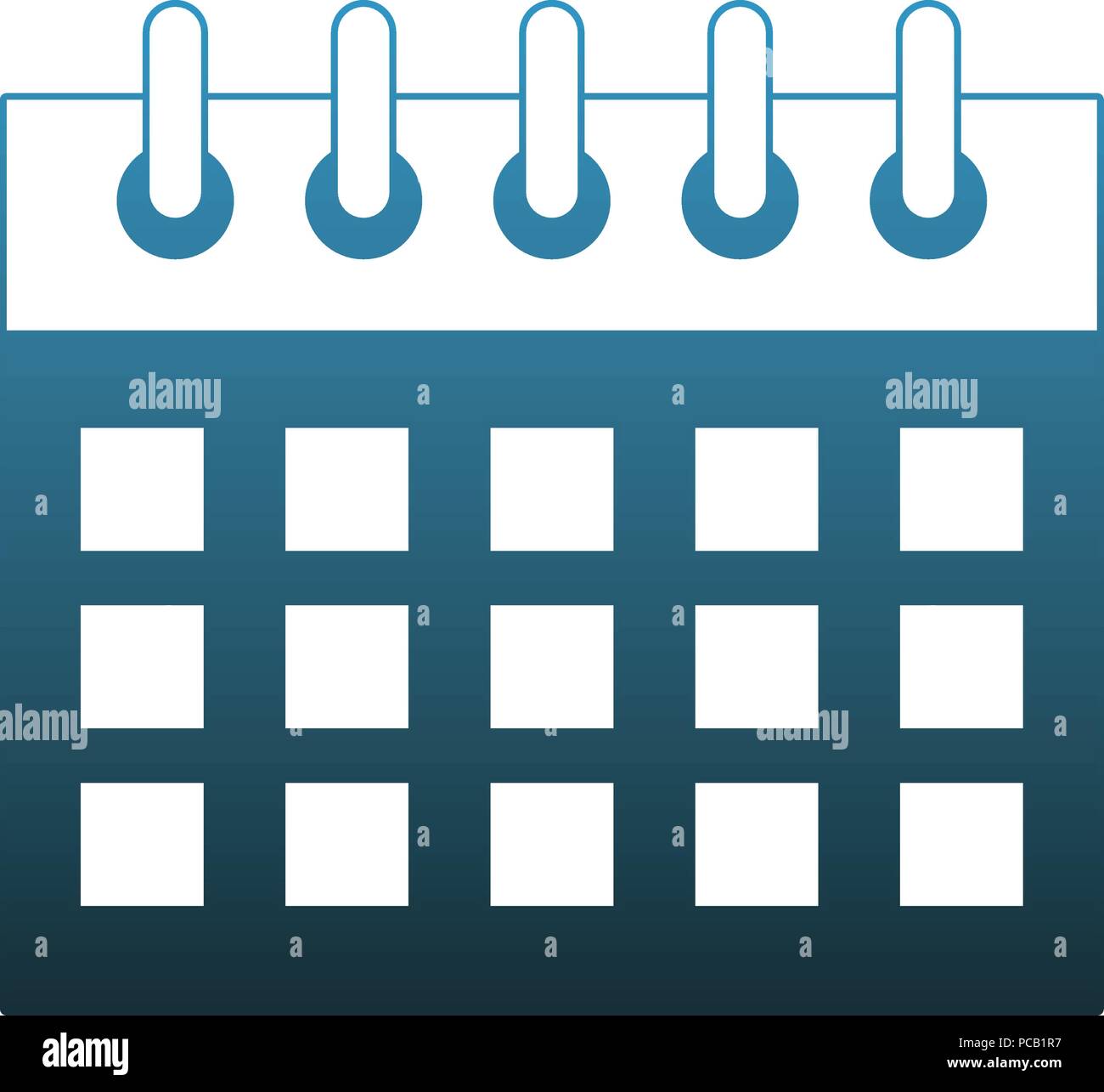 Calendar schedule symbol blue lines Stock Vector Image & Art - Alamy