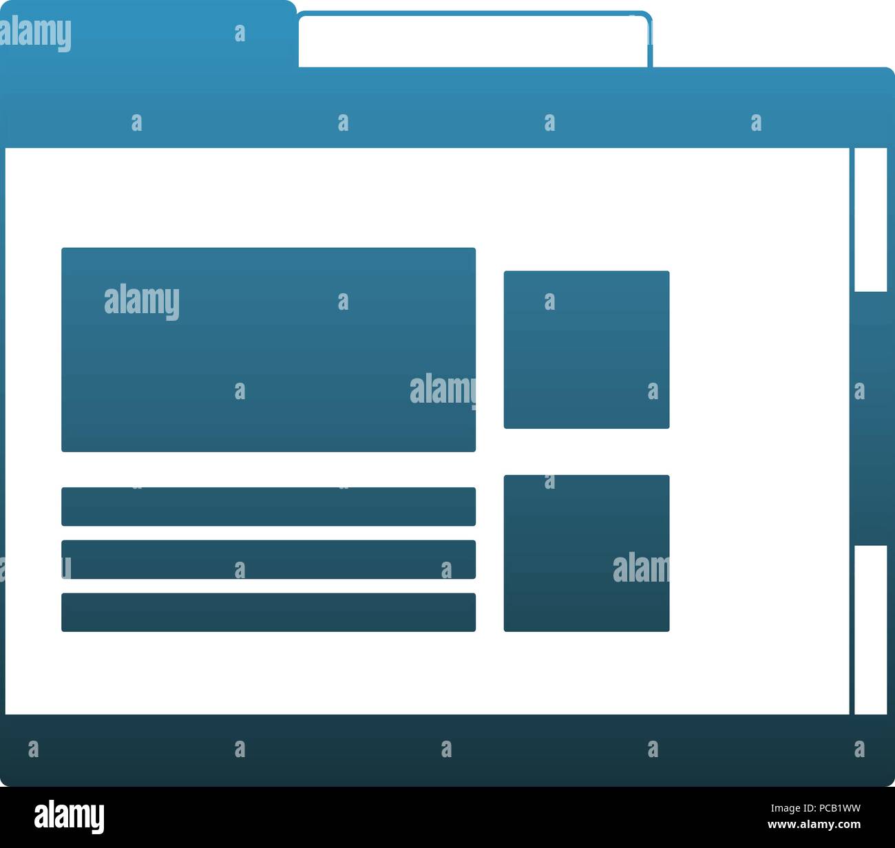 internet browser symbol blue lines Stock Vector Image & Art - Alamy