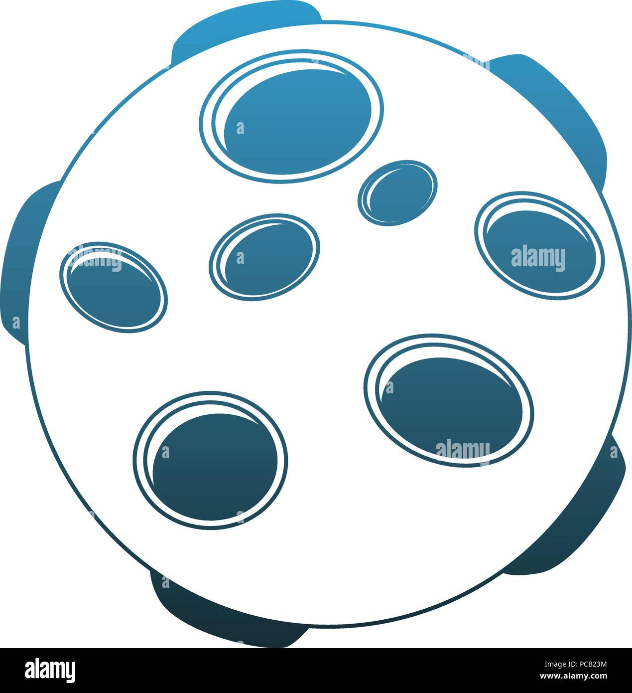 Meteor galaxy isolated blue Stock Vector Images - Alamy