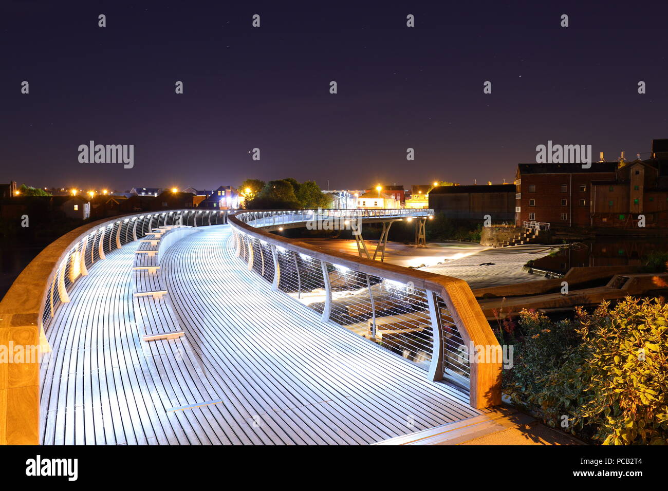 Millennium Footbridge Castleford High Resolution Stock Photography and ...