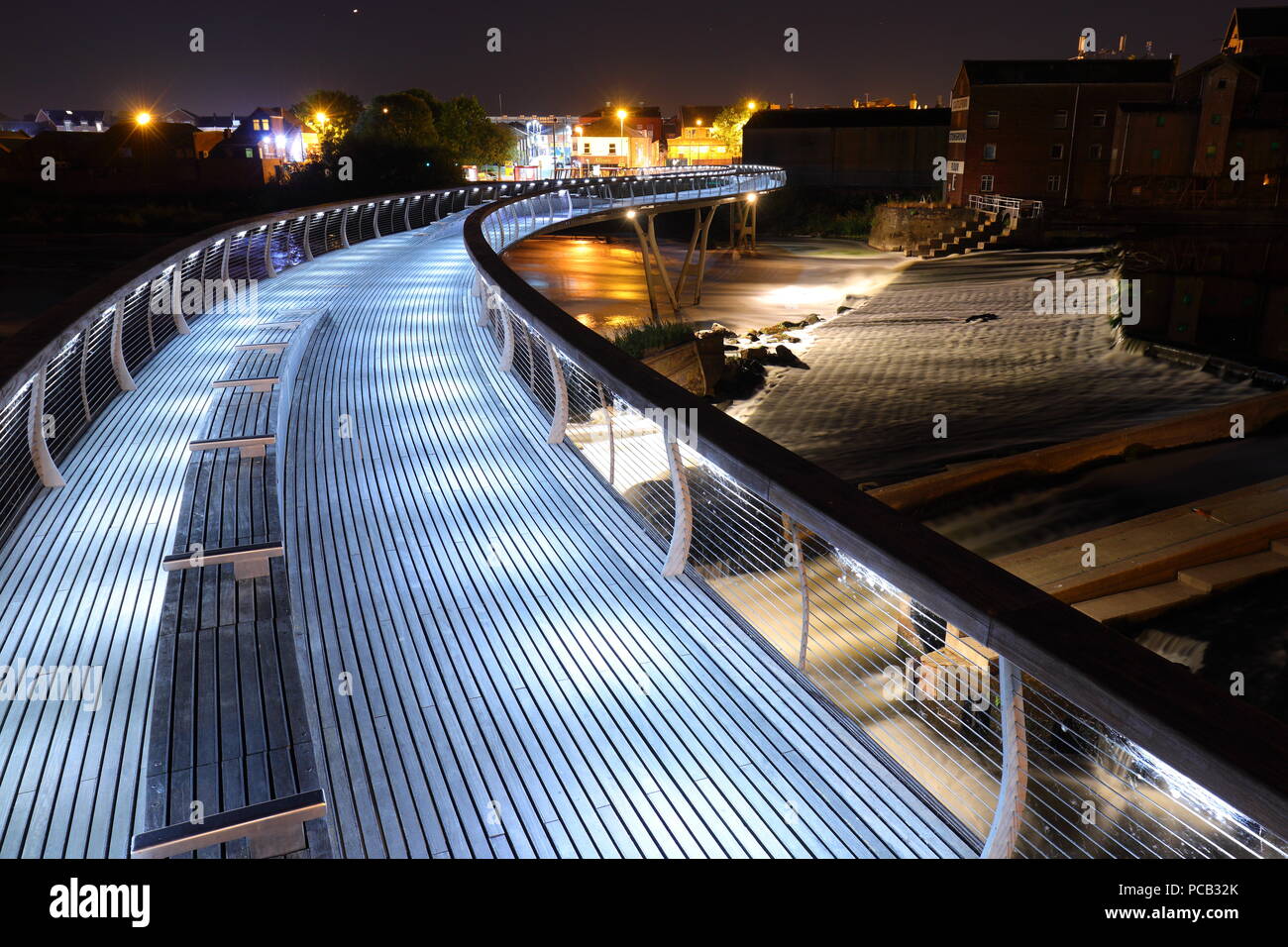 Millennium footbridge castleford hi-res stock photography and images ...