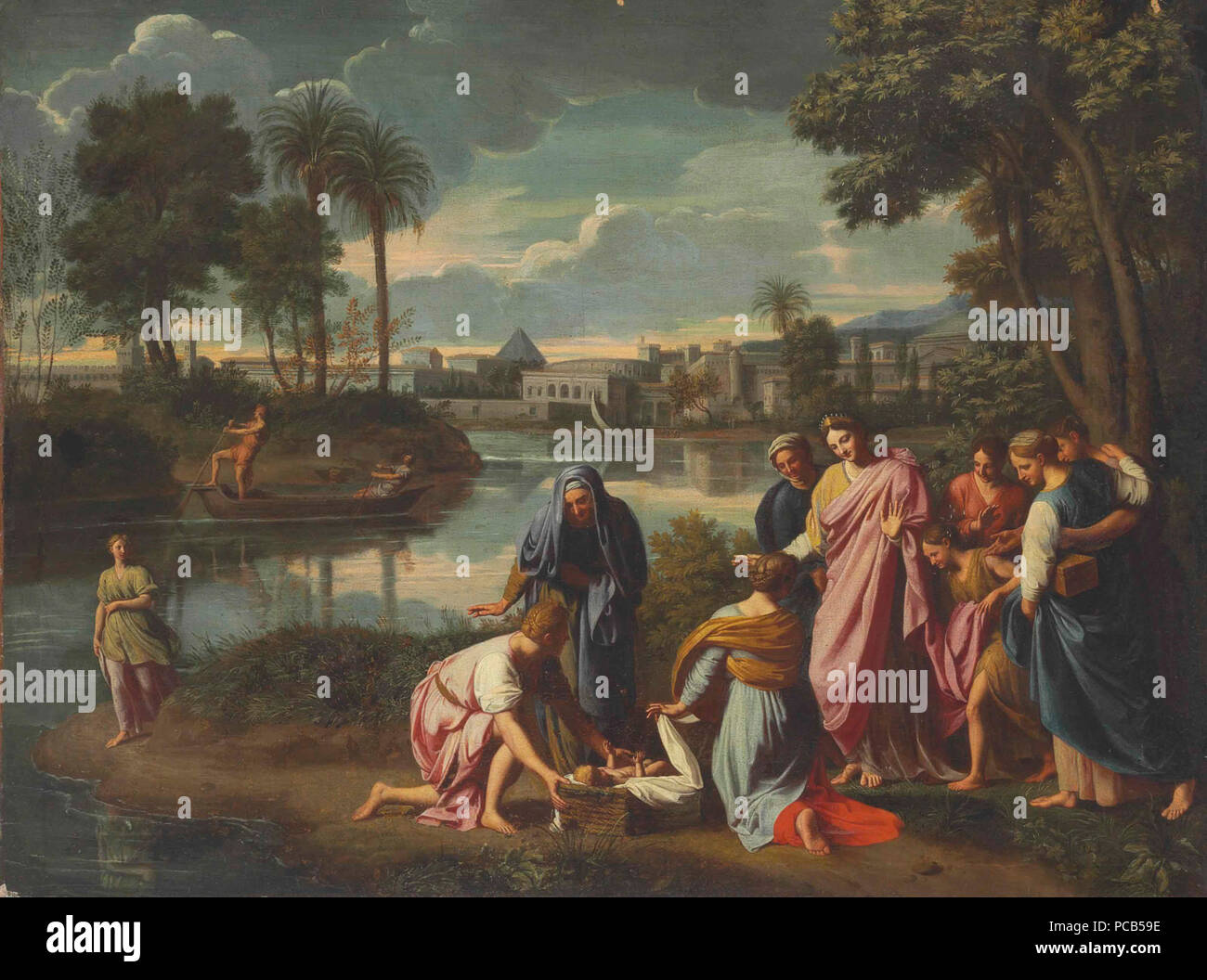 595 The Finding of Moses (nicolas colombel Stock Photo - Alamy