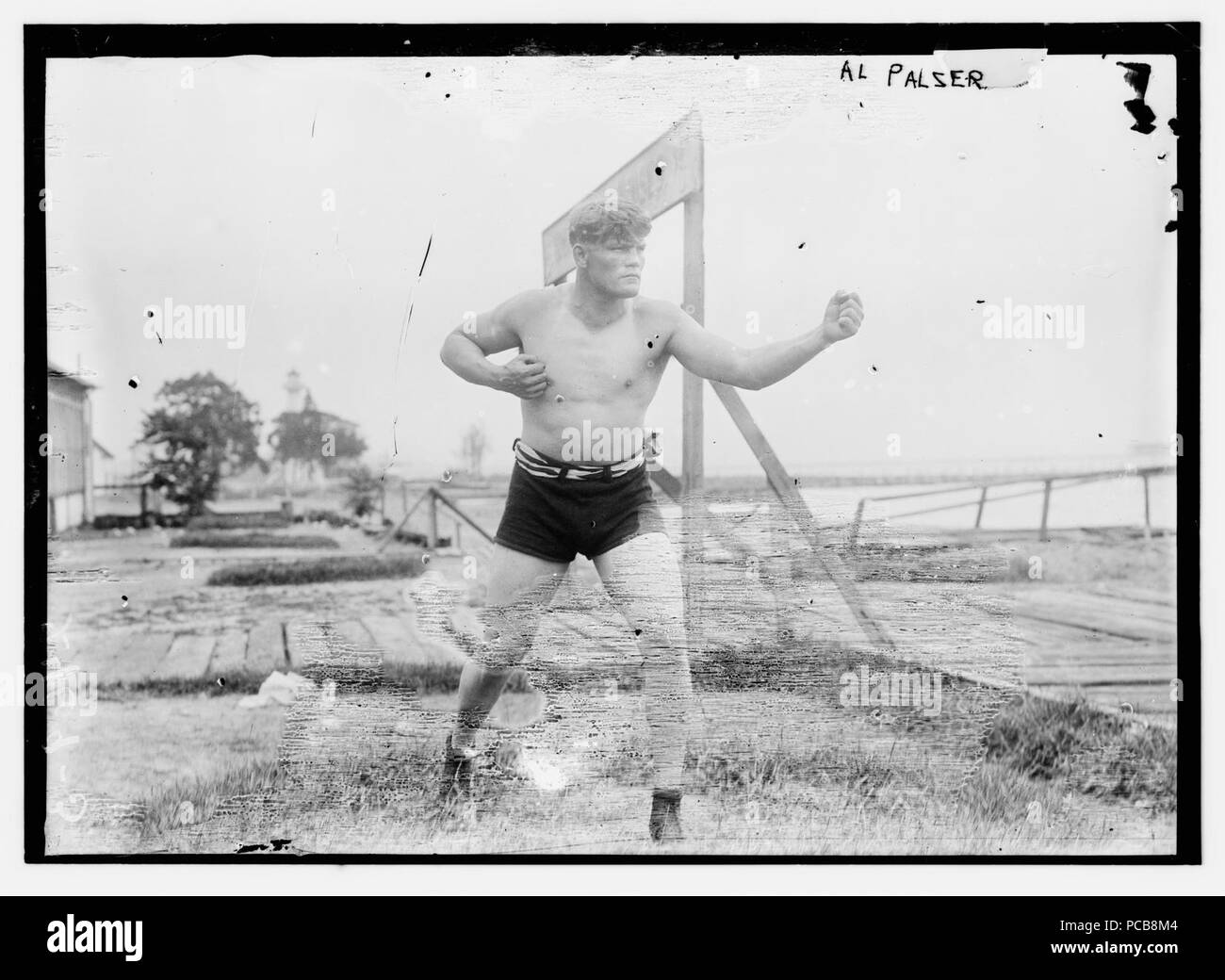 Al Palzer, boxer Stock Photo - Alamy