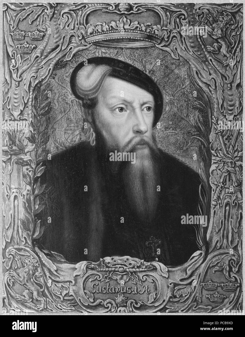 40 Gustav I, ca 1496 eller 1497-1560, kung av Sverige (Ulrica Fredrica ...