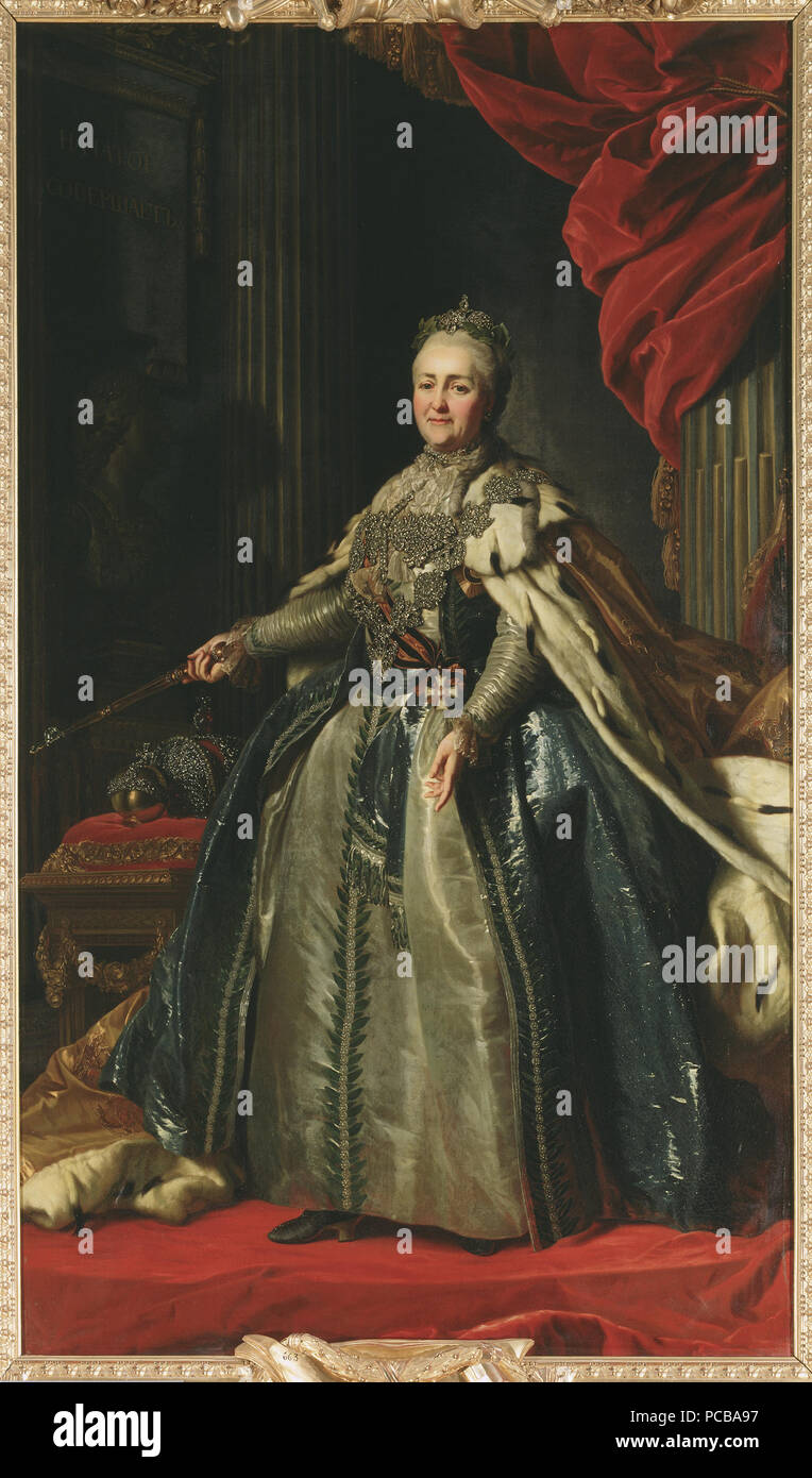 53 Katarina II, 1729-1796, kejsarinna av Ryssland prinsessa av Anhalt ...