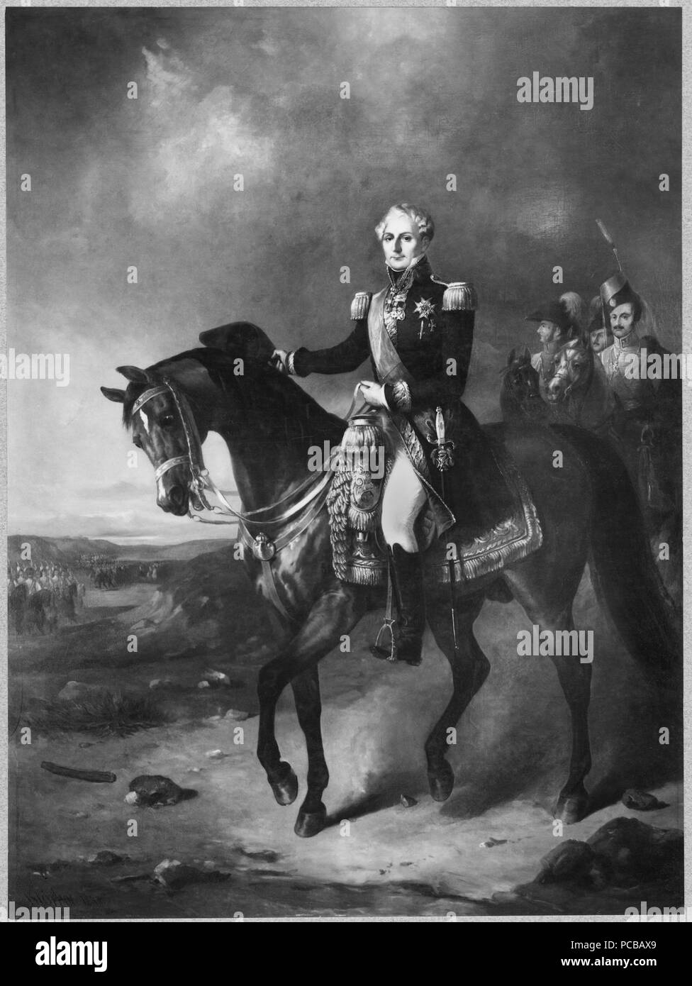 53 Karl XIV Johan, 1763-1844, kung, Johan Fredrik Boy, 1786-1861 (Carl ...