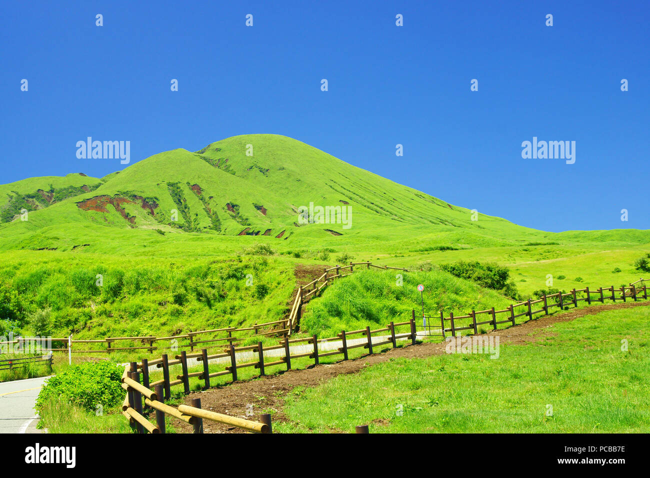 Aso Panorama line, Kumamoto Prefecture, Japan Stock Photo - Alamy