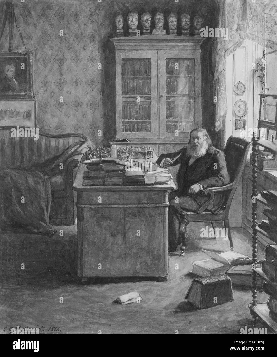 70 Per Jakob Liedbeck, 1802-1876 (Carl Gustaf Hellqvist) - Nationalmuseum - 39137 Stock Photo ...