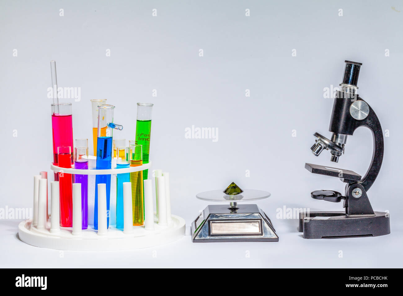Experiment with chemicals to make diamonds look expensive with a ...
