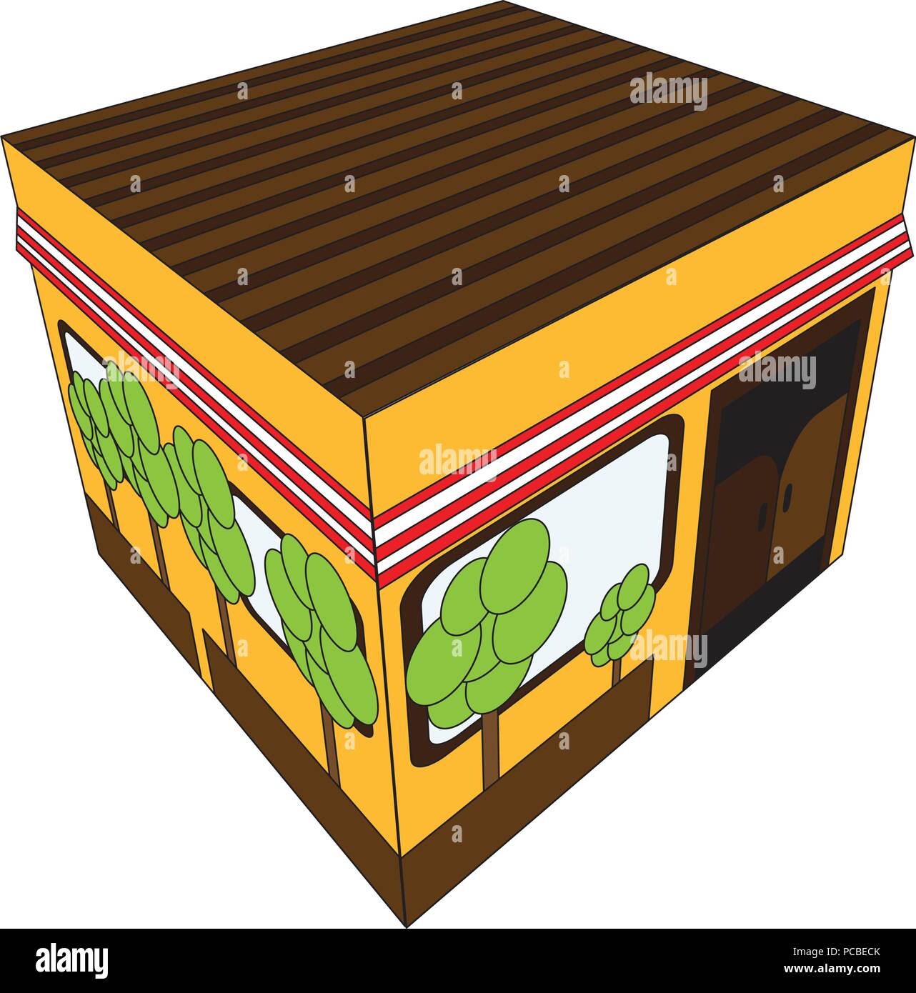 Isometric store icon hi-res stock photography and images - Alamy