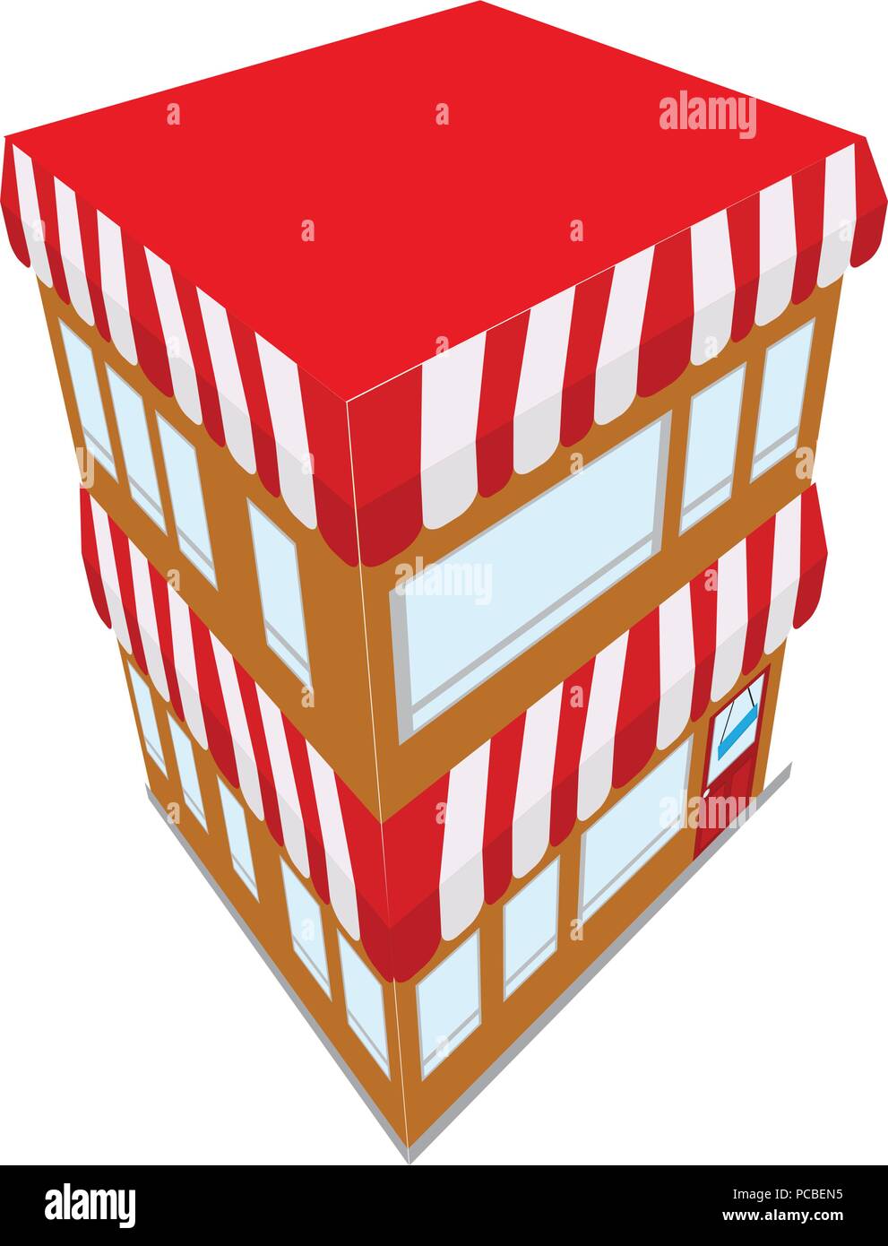 Isometric store Stock Vector Images - Alamy