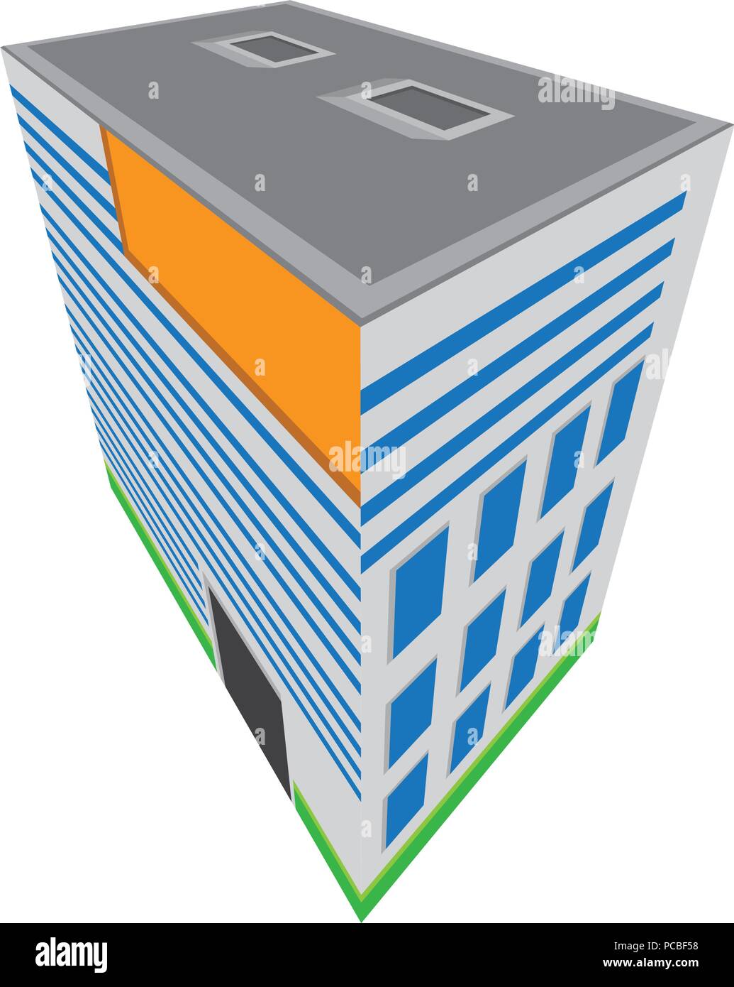 Isolated isometric apartment building icon Stock Vector Image & Art - Alamy