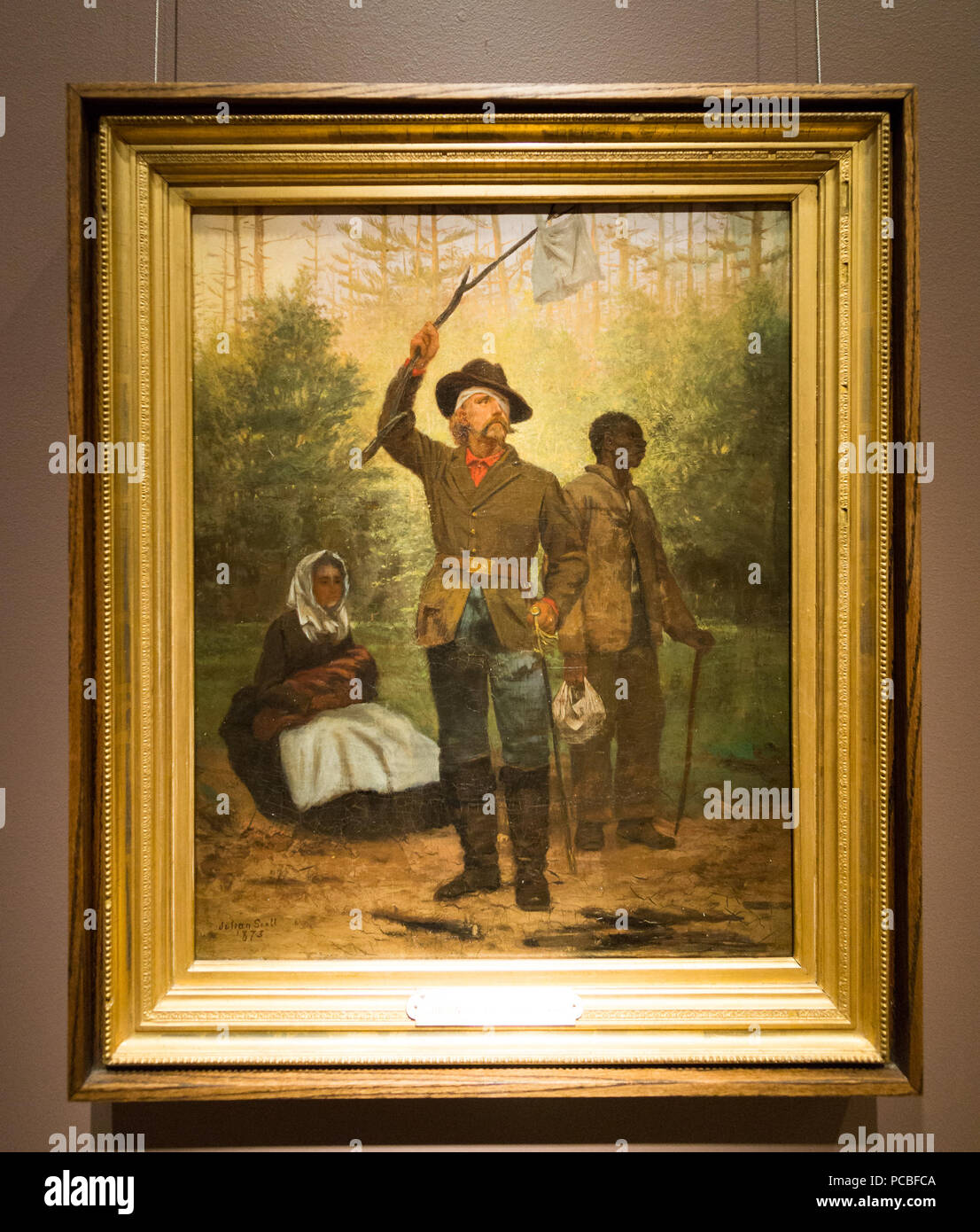 82 Smithsonian-Scott-Surrender of a Confederate Soldier-2165 Stock ...