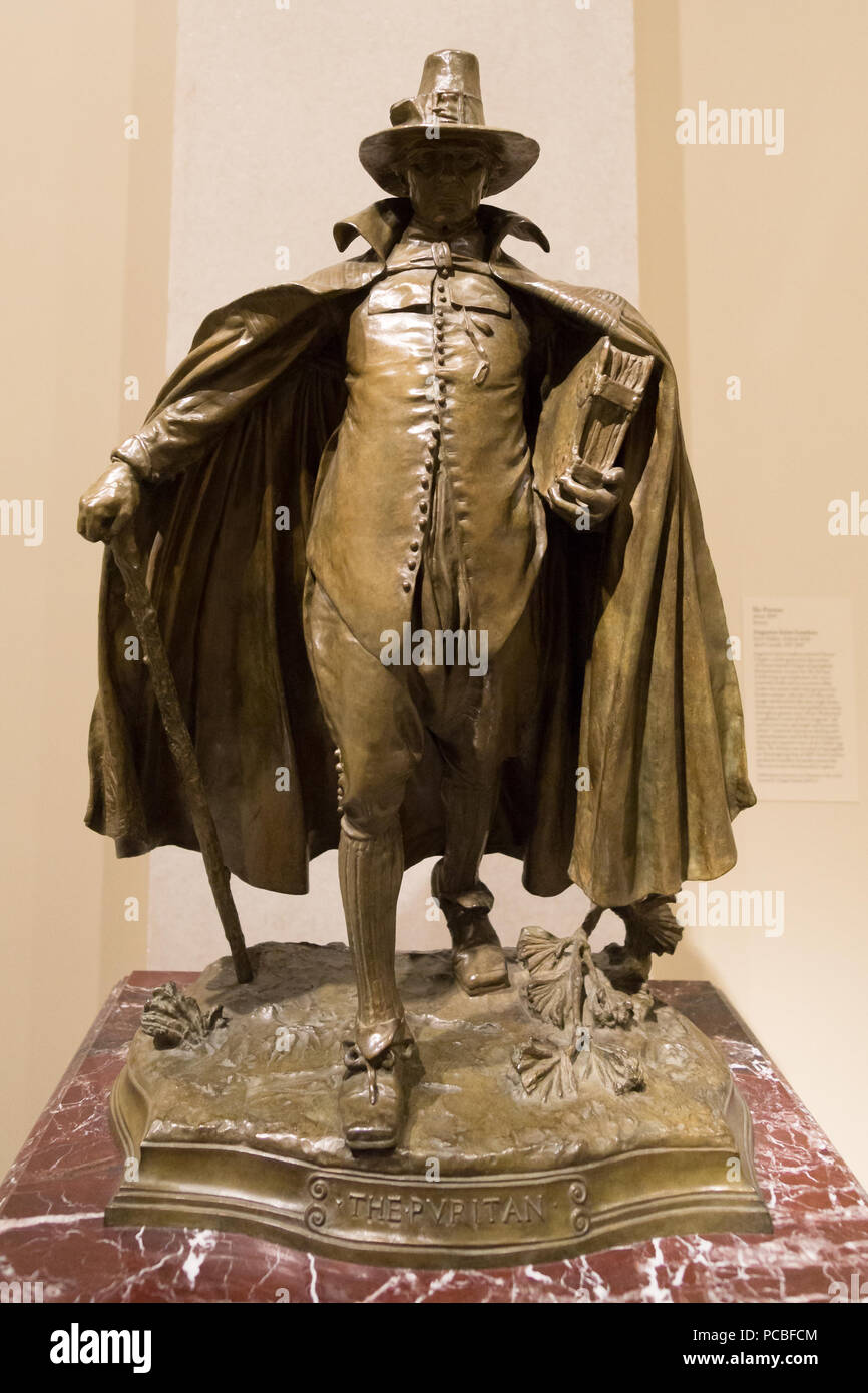 Saint Gaudens The Puritan High Resolution Stock Photography and Images ...