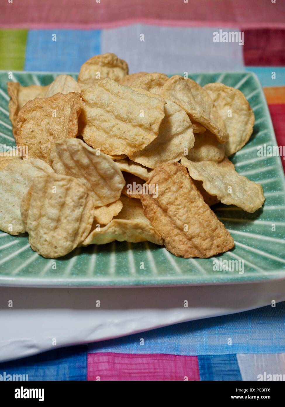 Asian food Roast dried filefish, dried filefish fillet Stock Photo - Alamy