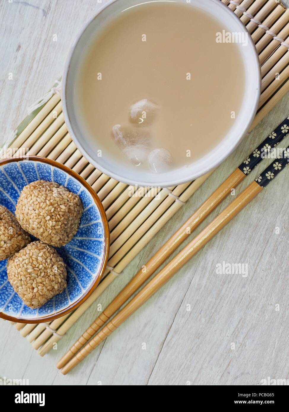 Korean traditional drink powder made of mixed grains Stock Photo - Alamy