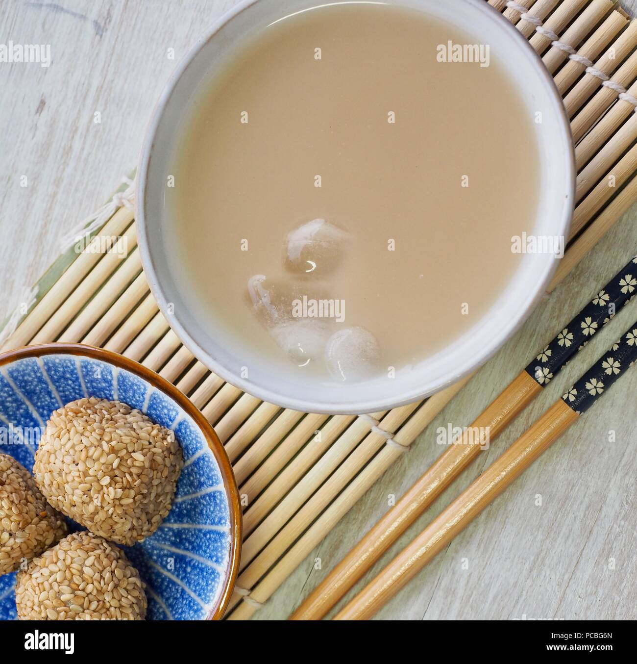 Korean traditional drink powder made of mixed grains Stock Photo - Alamy