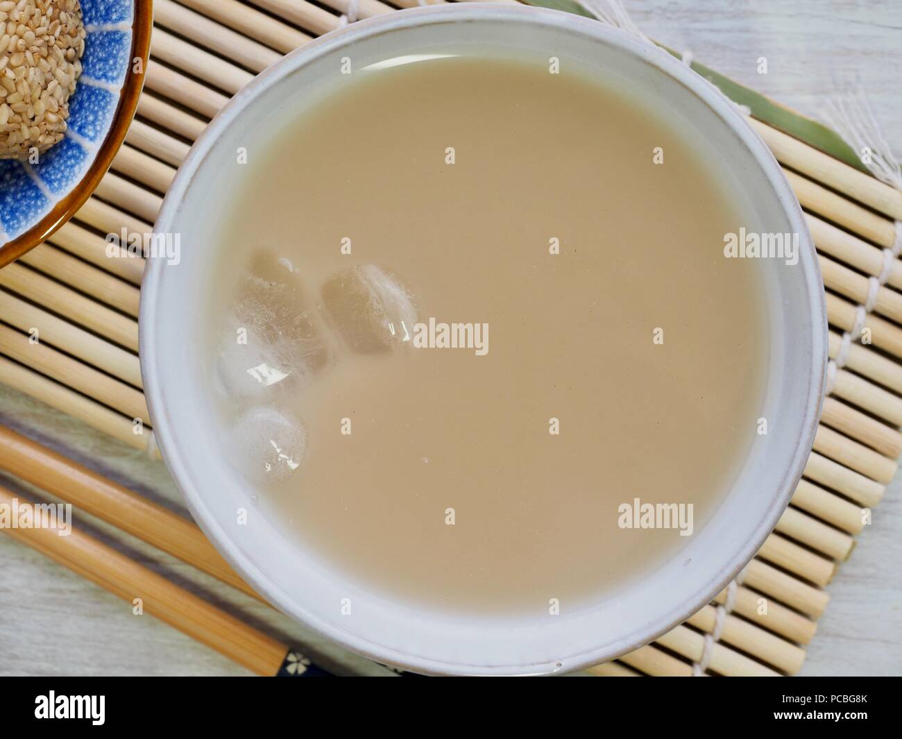 Korean traditional drink powder made of mixed grains Stock Photo - Alamy