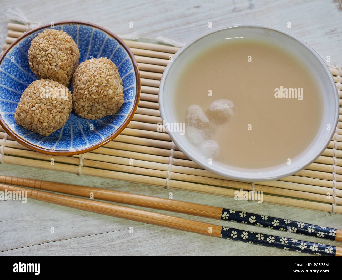 Korean traditional drink powder made of mixed grains Stock Photo - Alamy