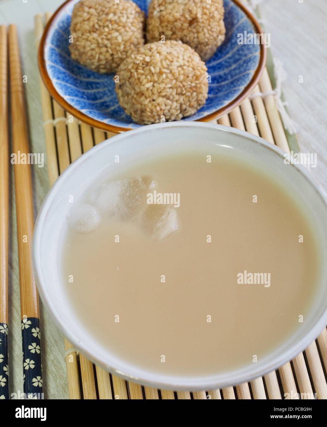 Korean traditional drink powder made of mixed grains Stock Photo - Alamy