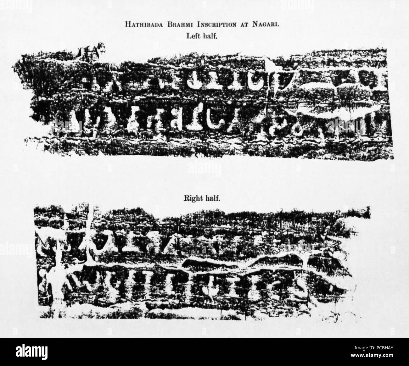 24 Hathibada Brahmi Inscription at Nagari, Hinduism Sanskrit India ...