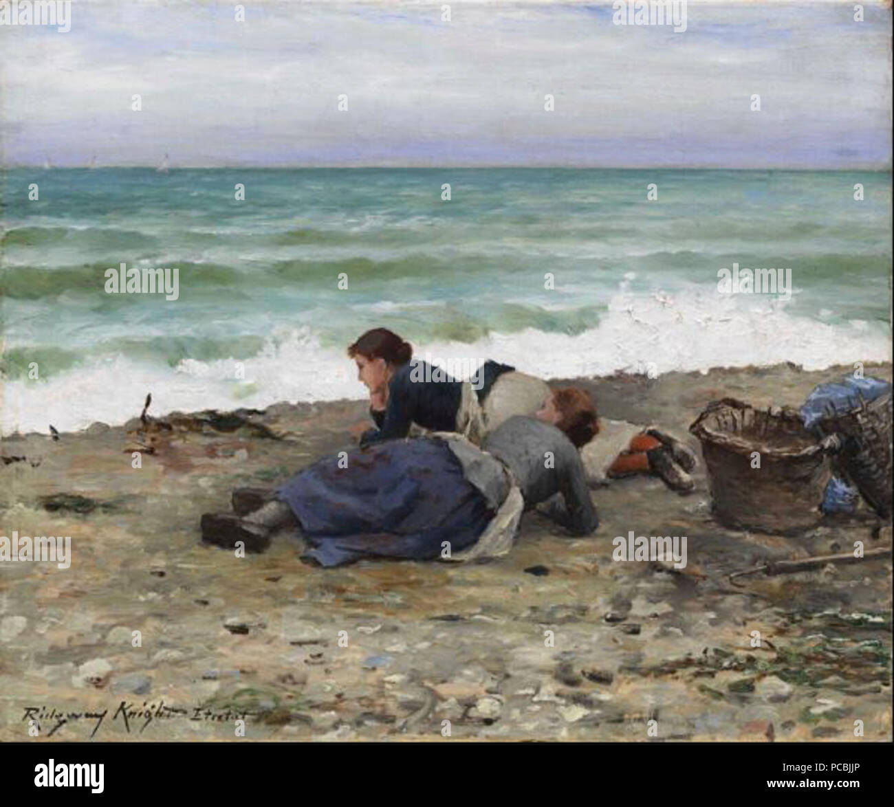 278 High Tide, ÉtretatJPG Stock Photo - Alamy