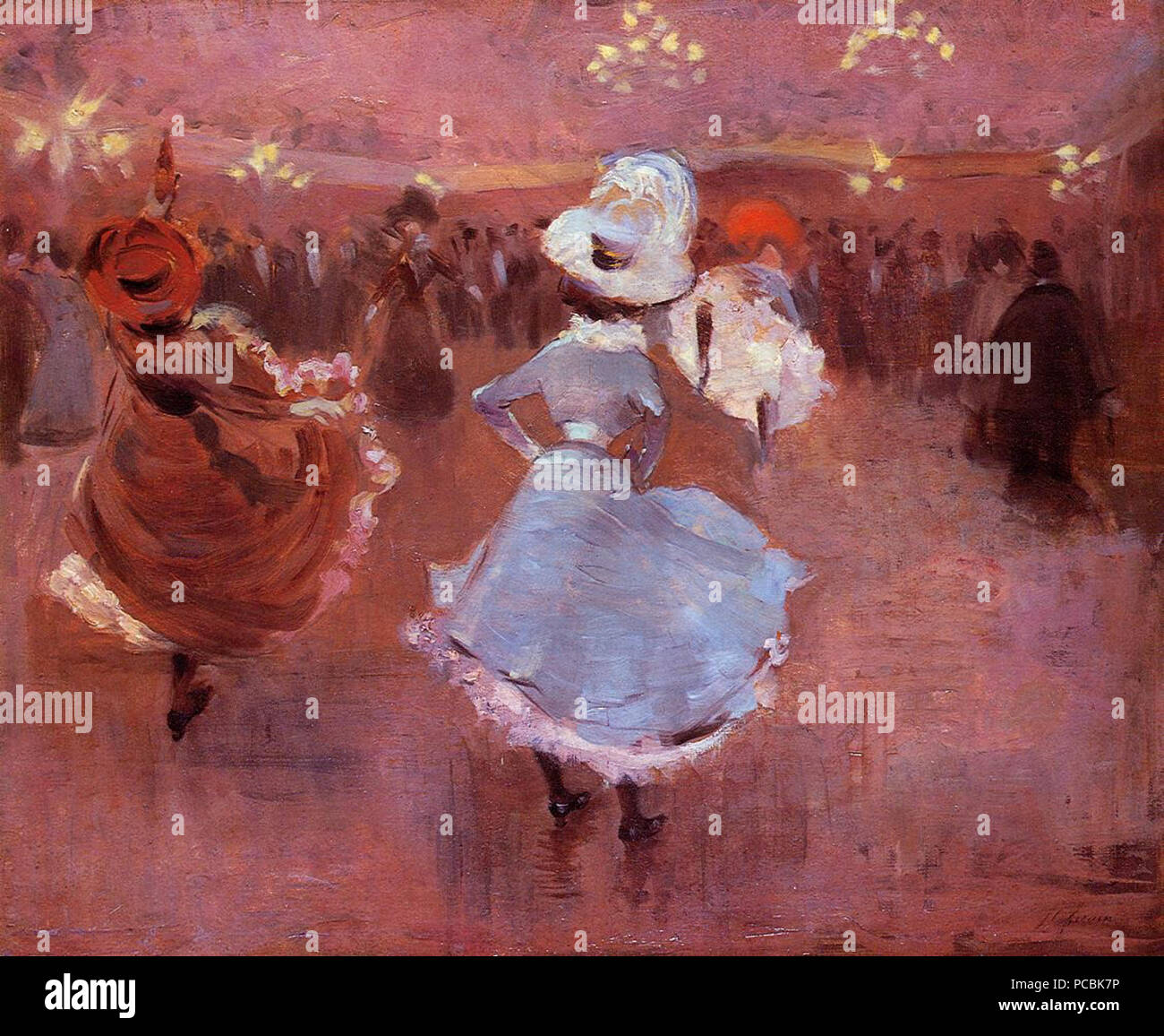 Can can dancers painting hi-res stock photography and images - Alamy