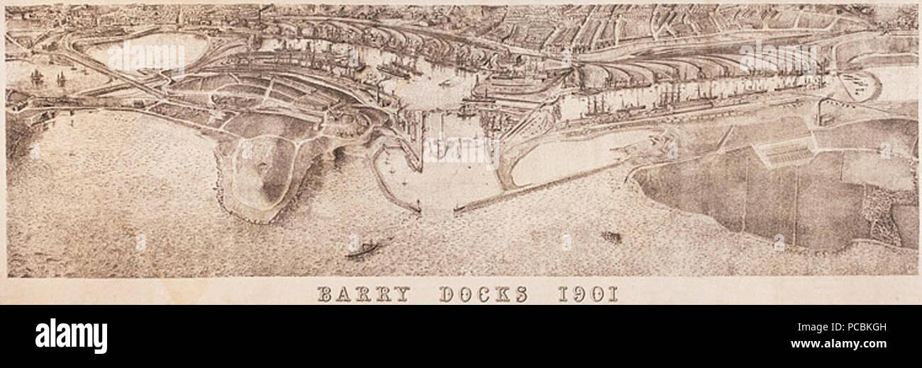 5 Barry Docks 1901 Stock Photo - Alamy
