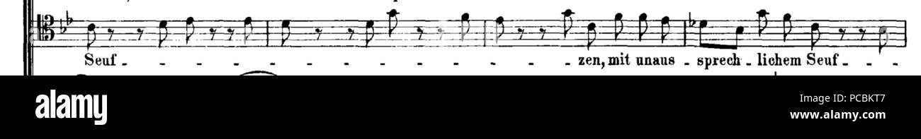 7 BWV226 - Seufzen Stock Photo - Alamy