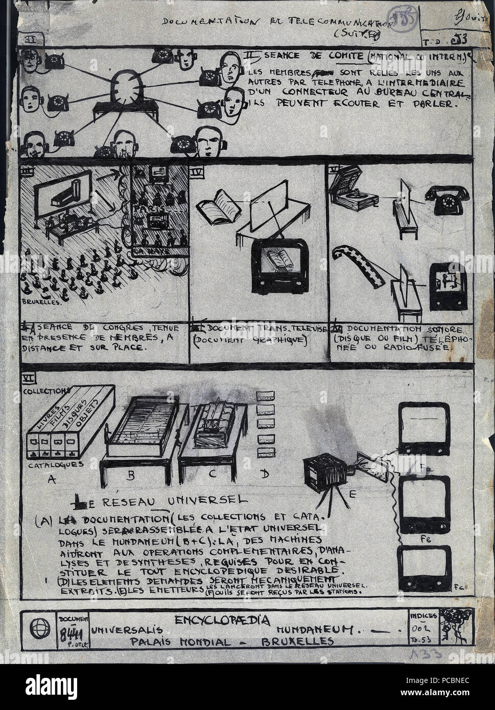 History of communication technology hi-res stock photography and images ...