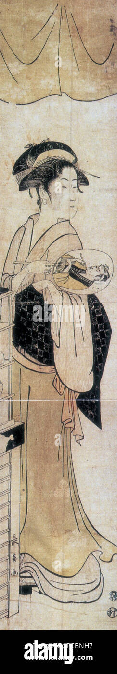 18 Eishōsai Chōki (1790s) Takashimaya O-Hisa Stock Photo - Alamy