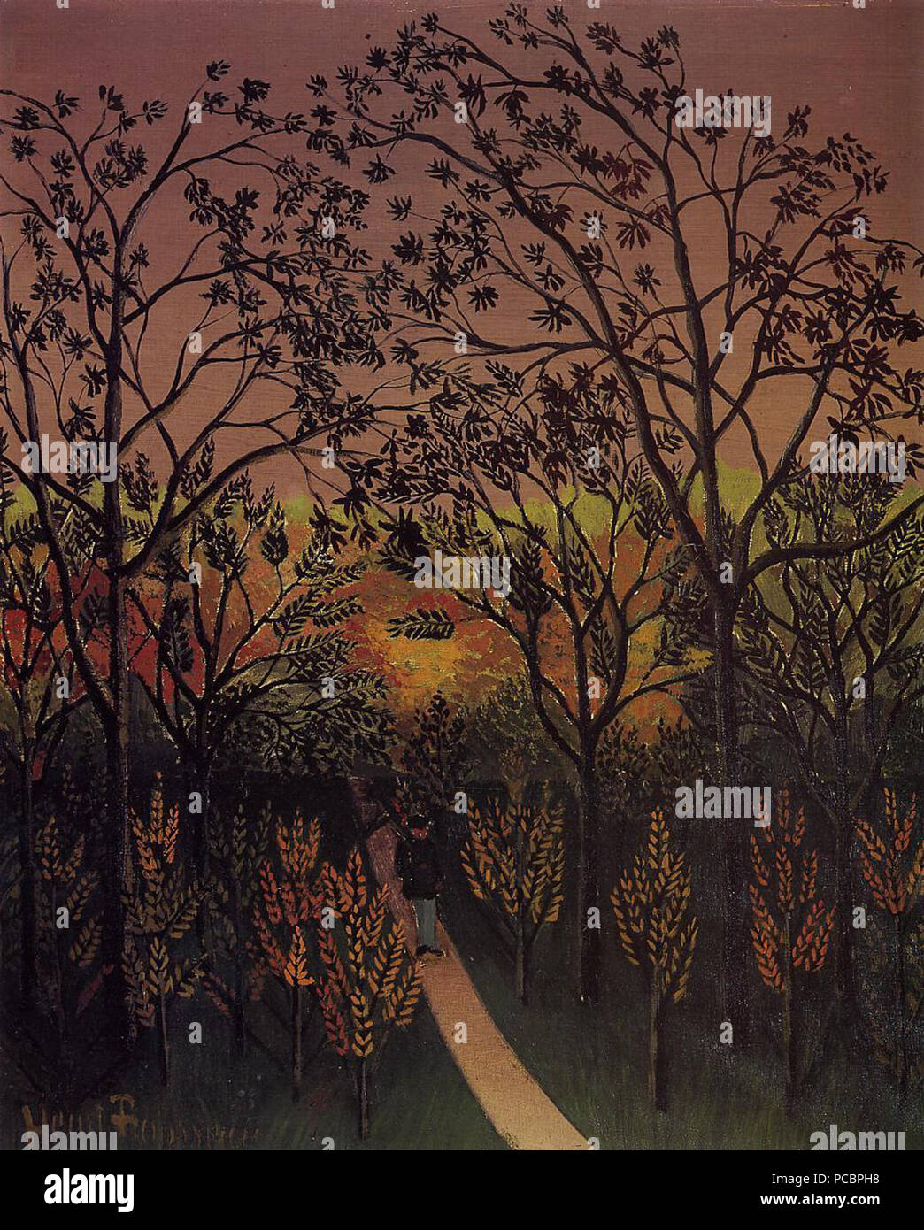 24 Henri Rousseau - A Corner of the Plateau of Bellevue Stock Photo - Alamy