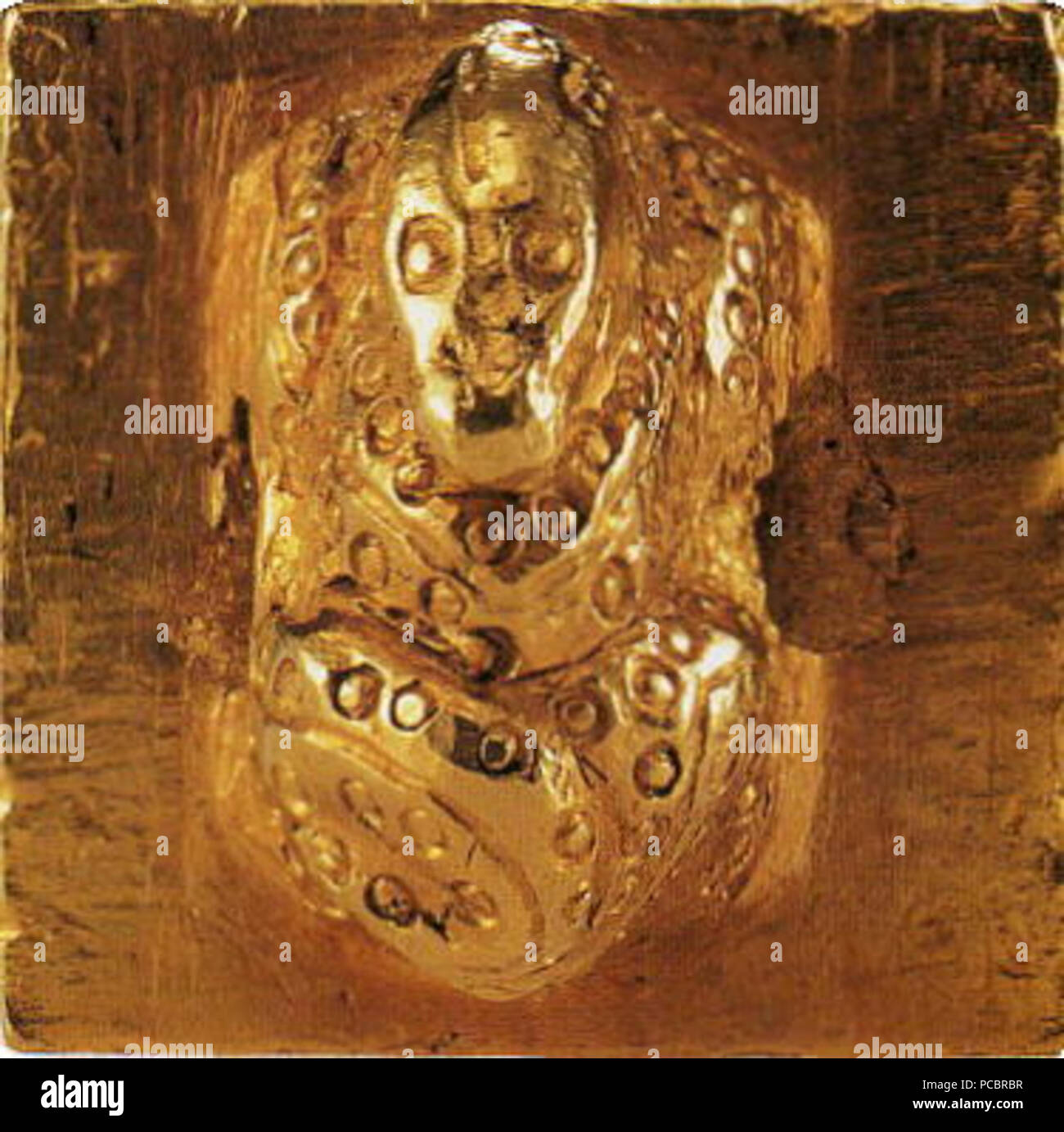 29 King of Na gold seal knob top Stock Photo - Alamy