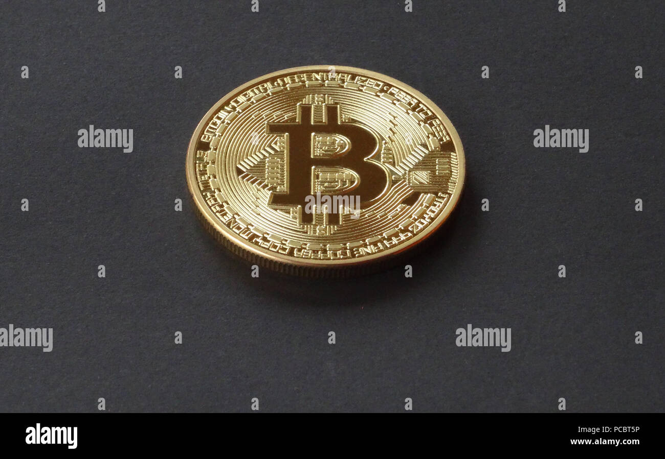 Crypto currency coin Bitcoin Stock Photo - Alamy