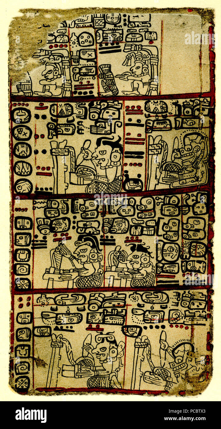Mayan hieroglyphics writing hi-res stock photography and images - Alamy