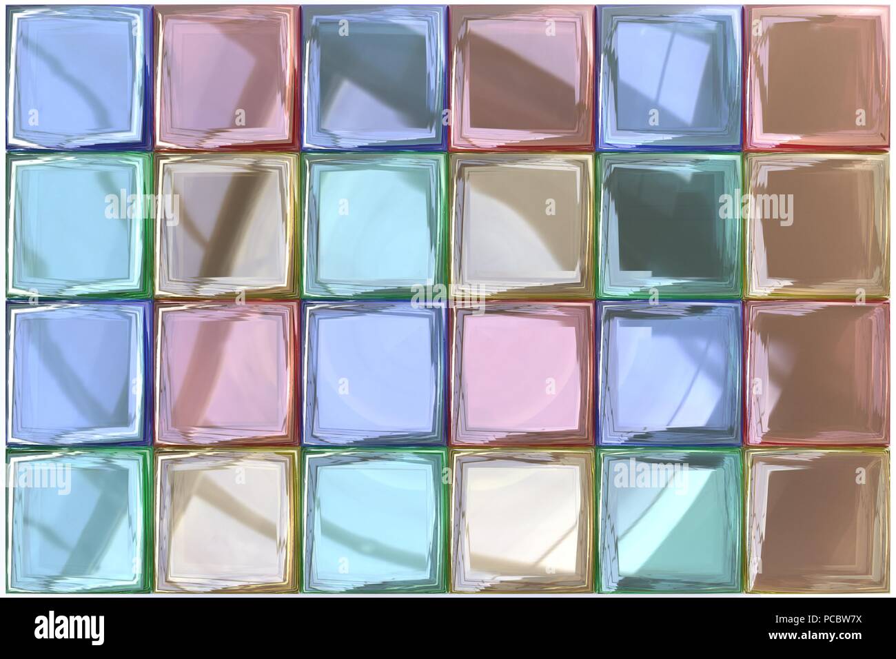 Tile Design Colorful Element Stock Photo - Alamy