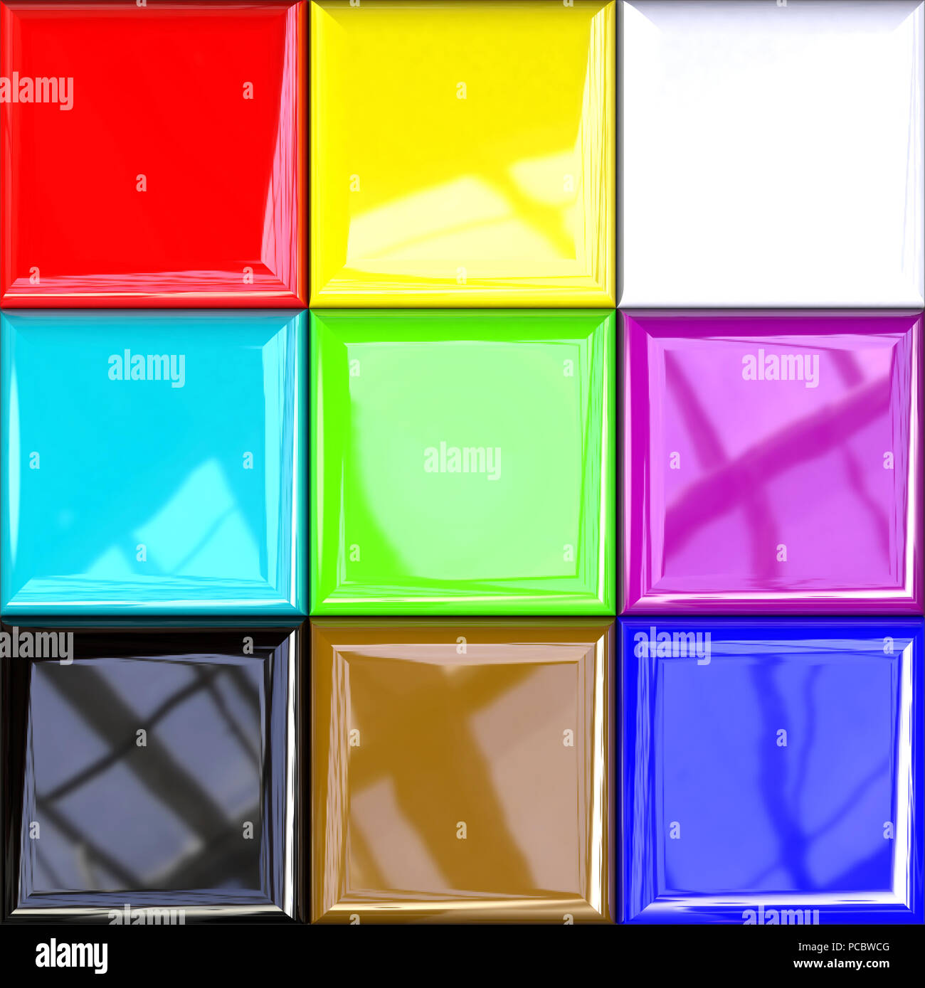 Colored Design Palette Stock Photo - Alamy