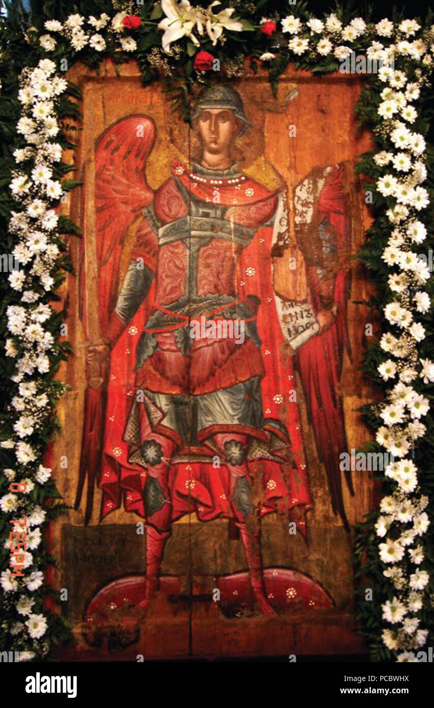 40 Nestorio Nestram Archangels' Church Archangel Michael Icon Stock ...