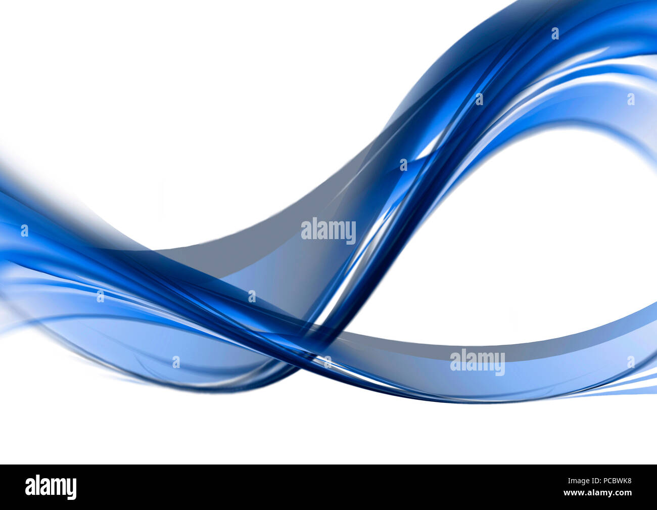 Light blue art, abstract, modern and futuristic wave Stock Photo - Alamy