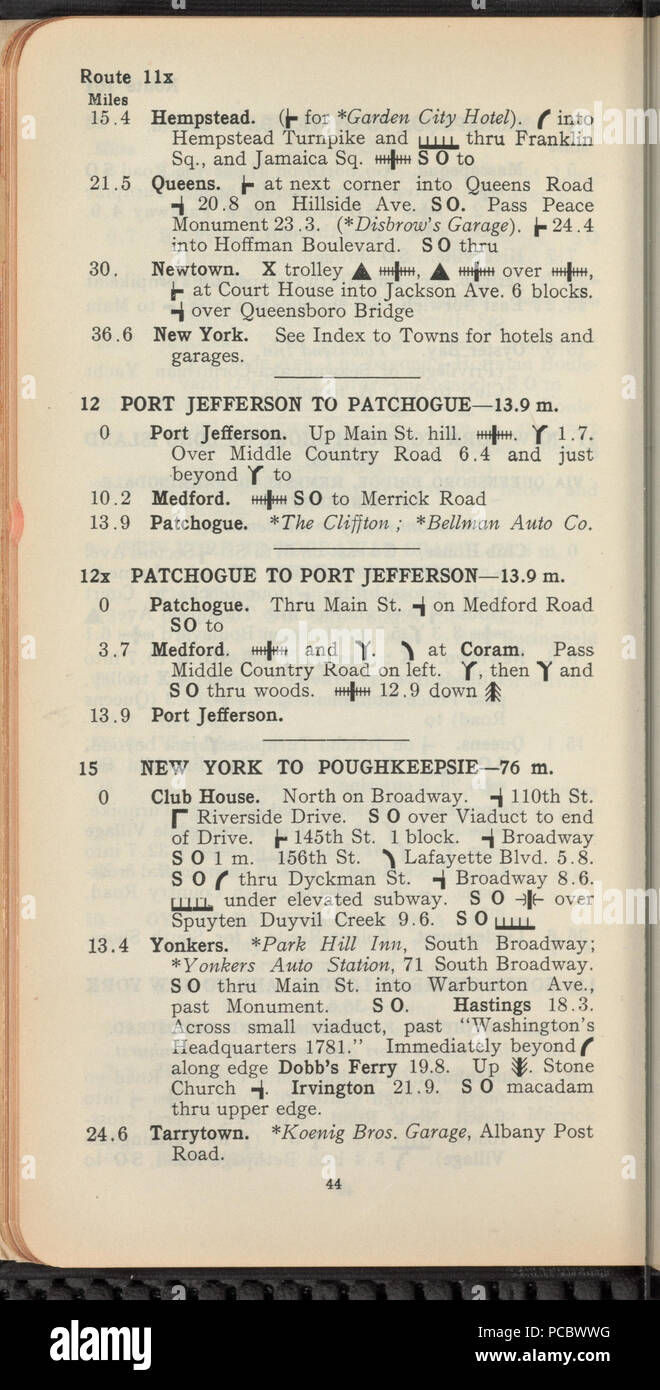 43 Tour book (NYPL b13679865-5090498 Stock Photo - Alamy