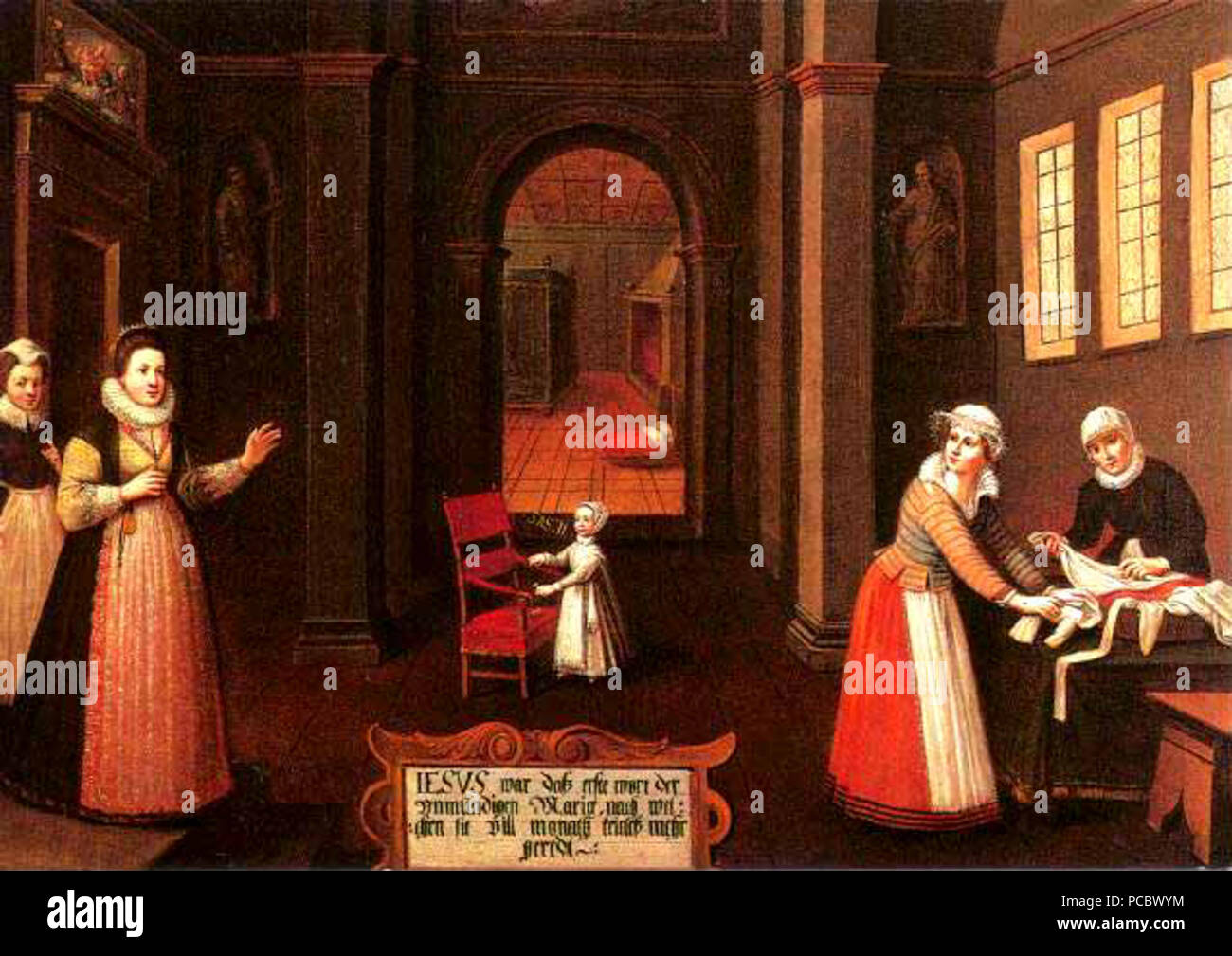 43 Painted Life of Mary Ward 01 Stock Photo - Alamy