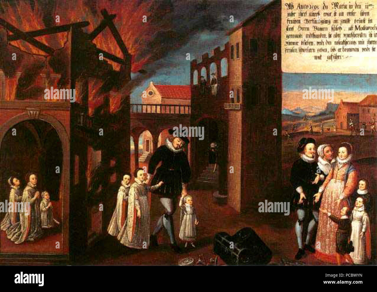 44 Painted Life of Mary Ward 04 Stock Photo - Alamy