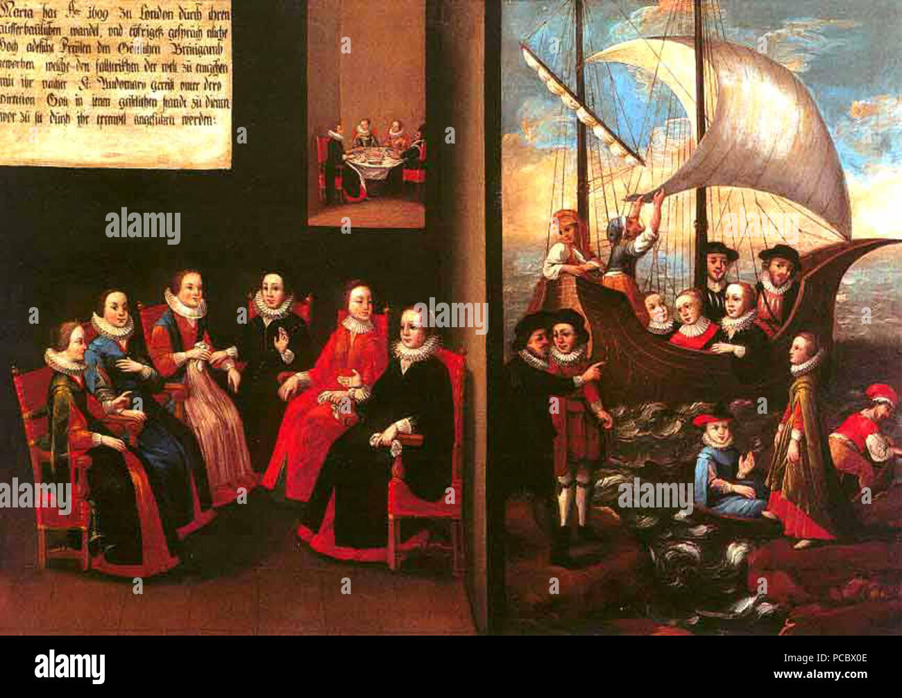 44 Painted Life of Mary Ward 22 Stock Photo - Alamy